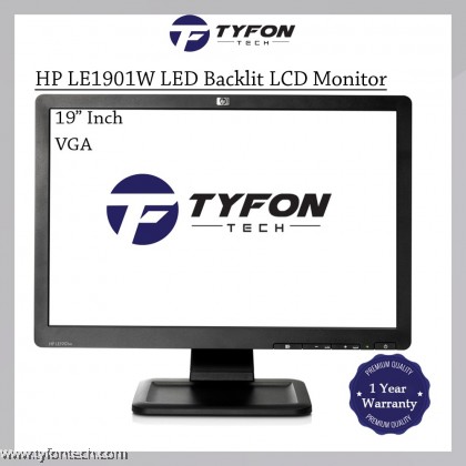 HP 19" Inch WideScreen LED Backlit LCD Monitor LE1901W (Refurbished)