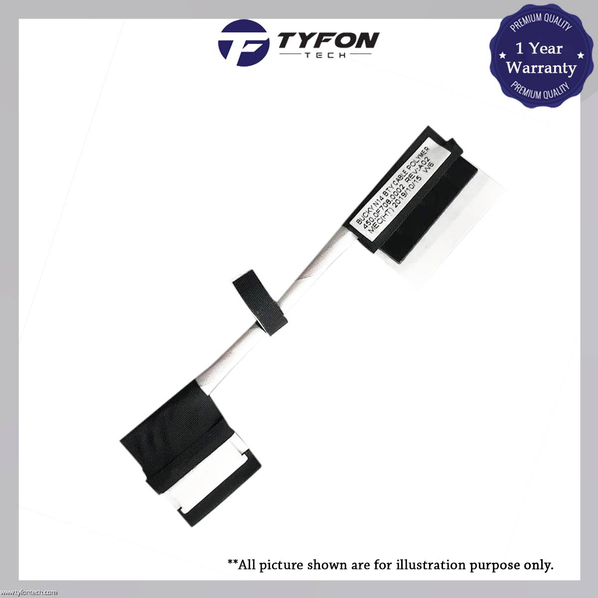 Dell Inspiron 14 1581 14 5482 Inspiron 5582 2-in-1 Battery Cable Wire ...