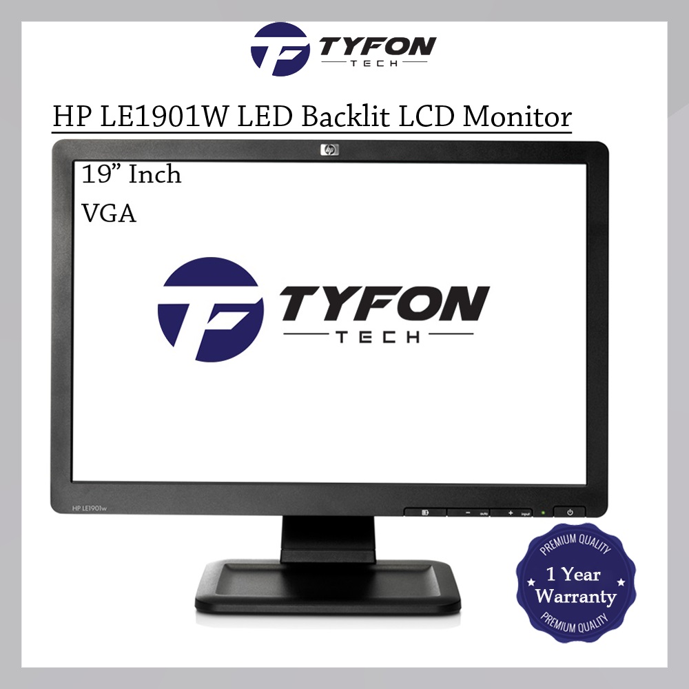 HP 19" Inch WideScreen LED Backlit LCD Monitor LE1901W (Refurbished)